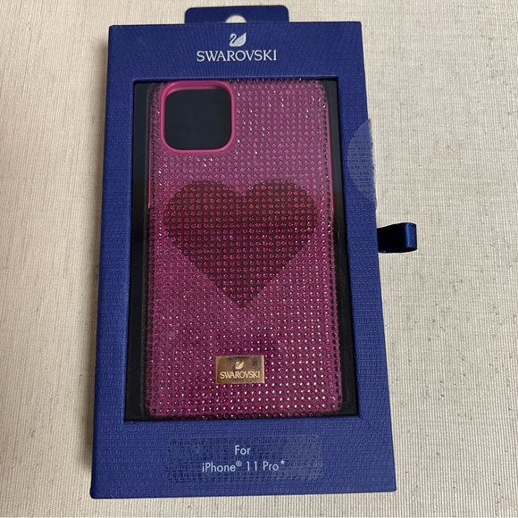 Swarovski | Accessories | Swarovski Crystalgram Heart Iphone 1 Pro ...
